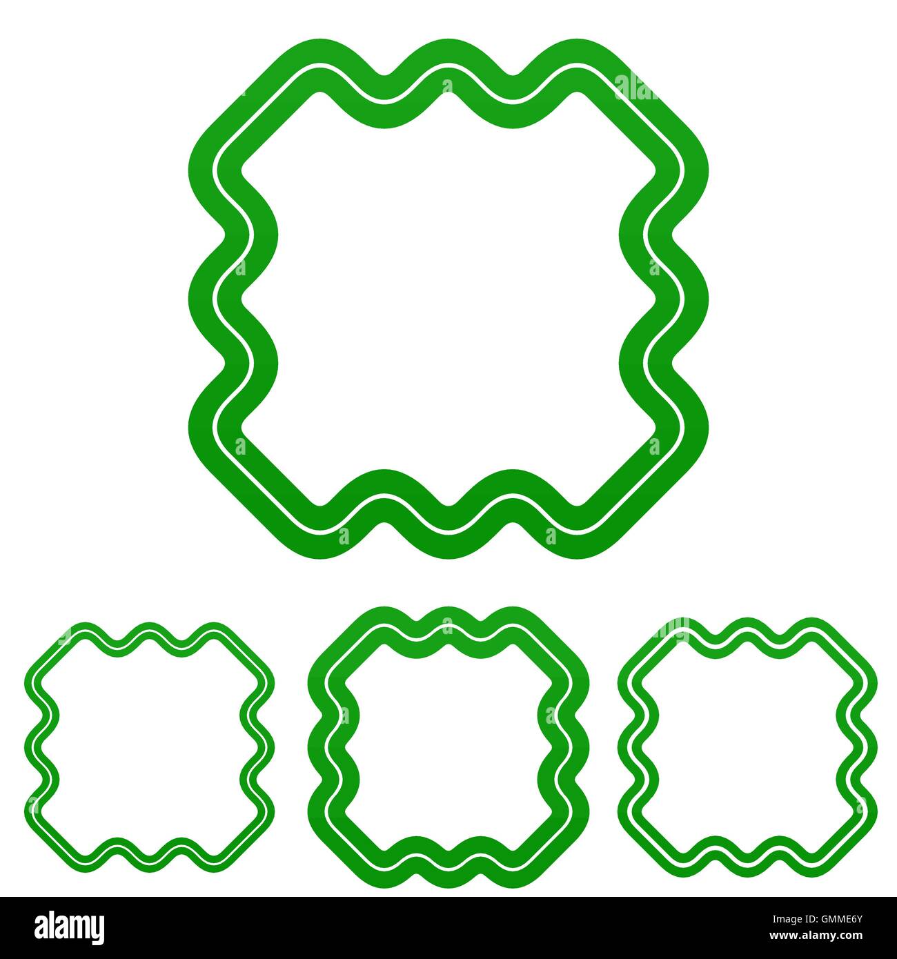 Green line technology logo design set Stock Vector Image & Art - Alamy