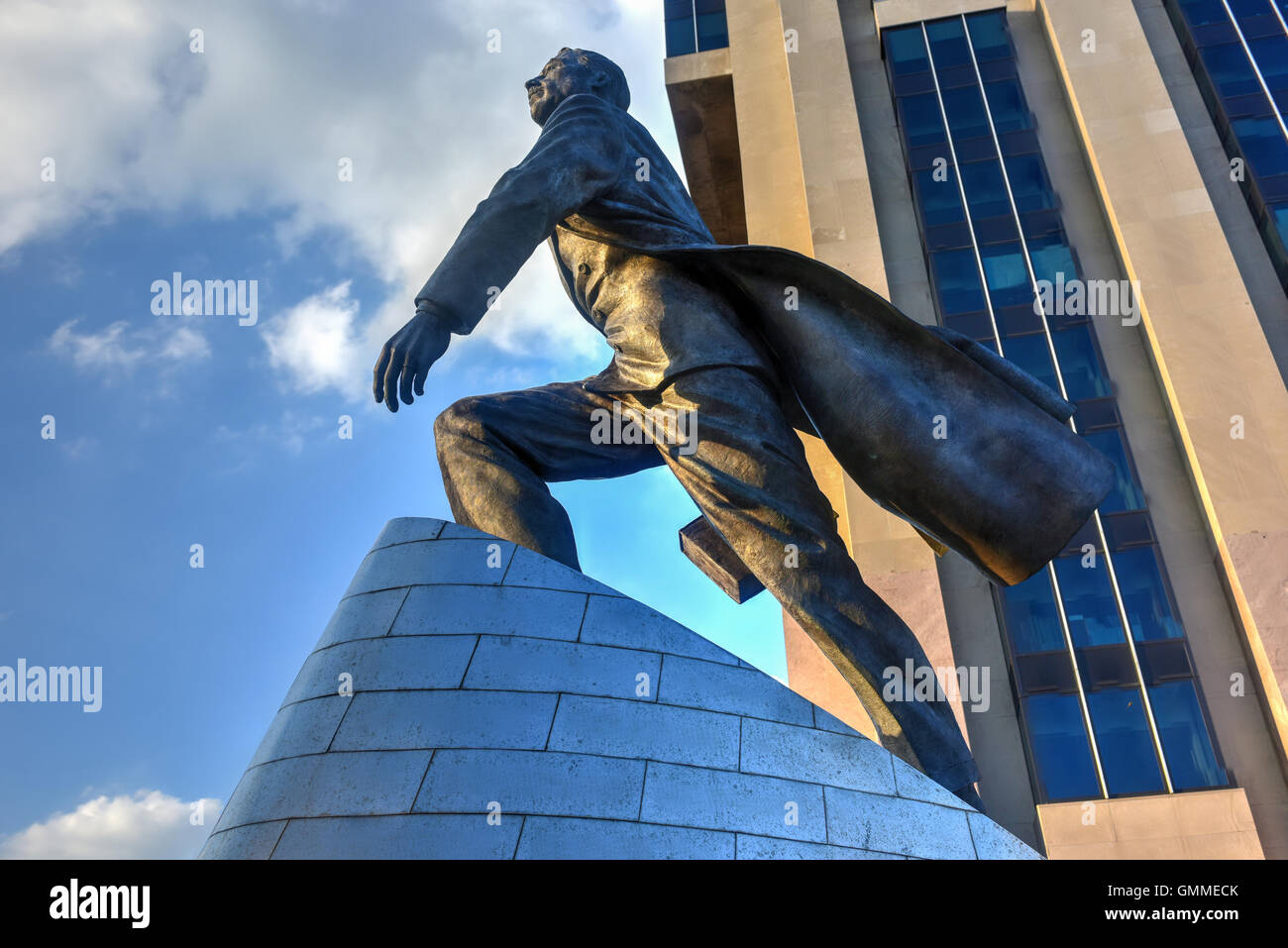 Adam Clayton Powell, Jr. statue in New York. Adam Clayton Powell, Jr ...