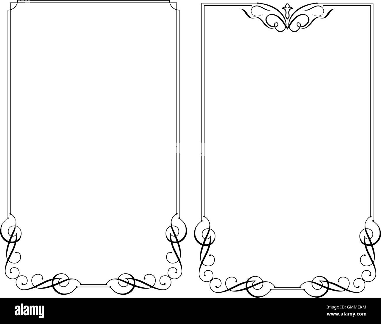 Frame Border Design Stock Vector Image & Art - Alamy