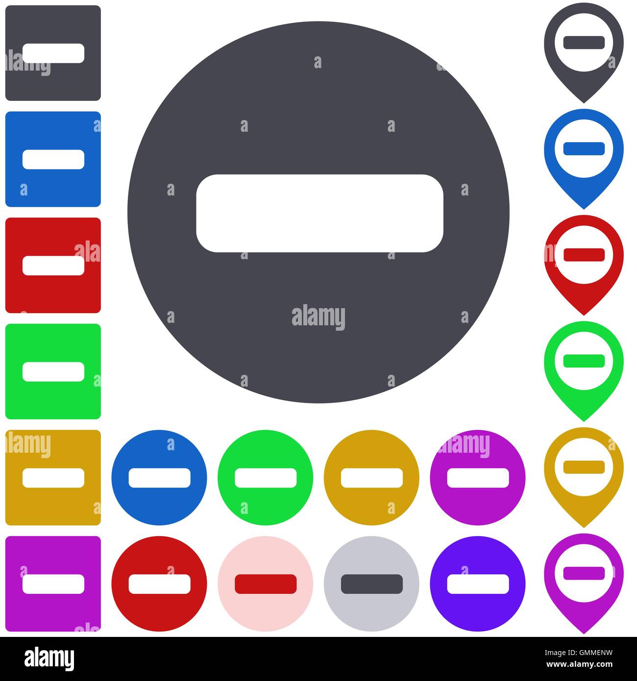 Minus logo Stock Vector Images - Alamy