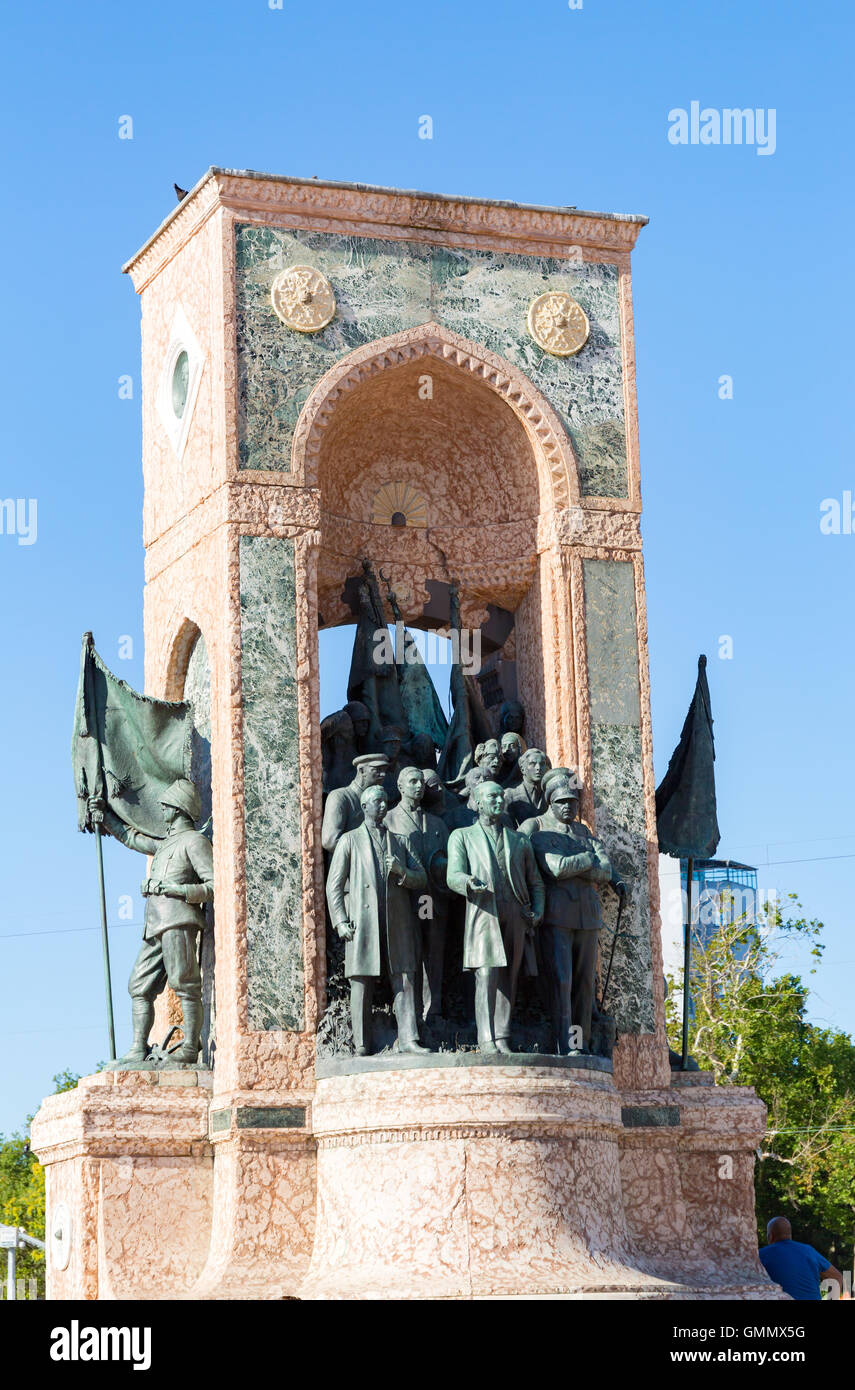 Republic Monument in Istanbul Stock Photo - Alamy