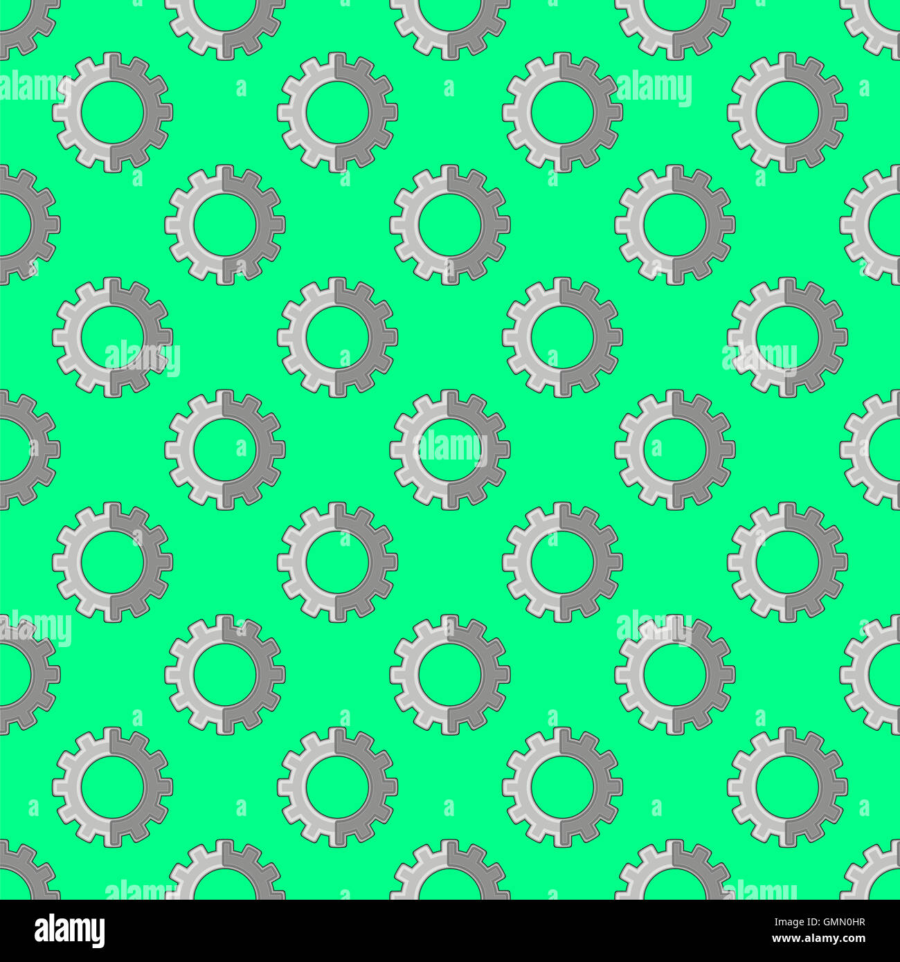 Seamless Gear Pattern. Industrial Background Stock Photo - Alamy