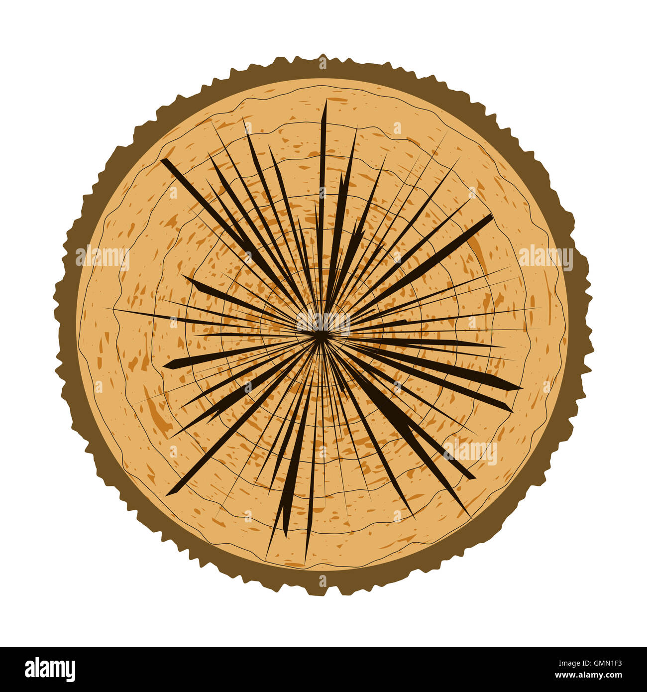 Tree Rings Background. Wood Icon Stock Photo - Alamy