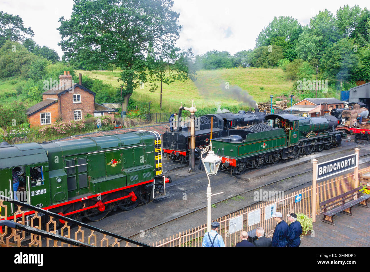 Severn Valley Railway Locomotive Steaming High Resolution Stock ...