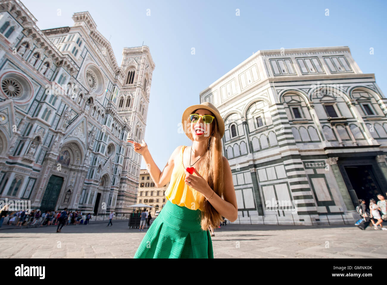 Yellow tower in florence hi-res stock photography and images - Alamy