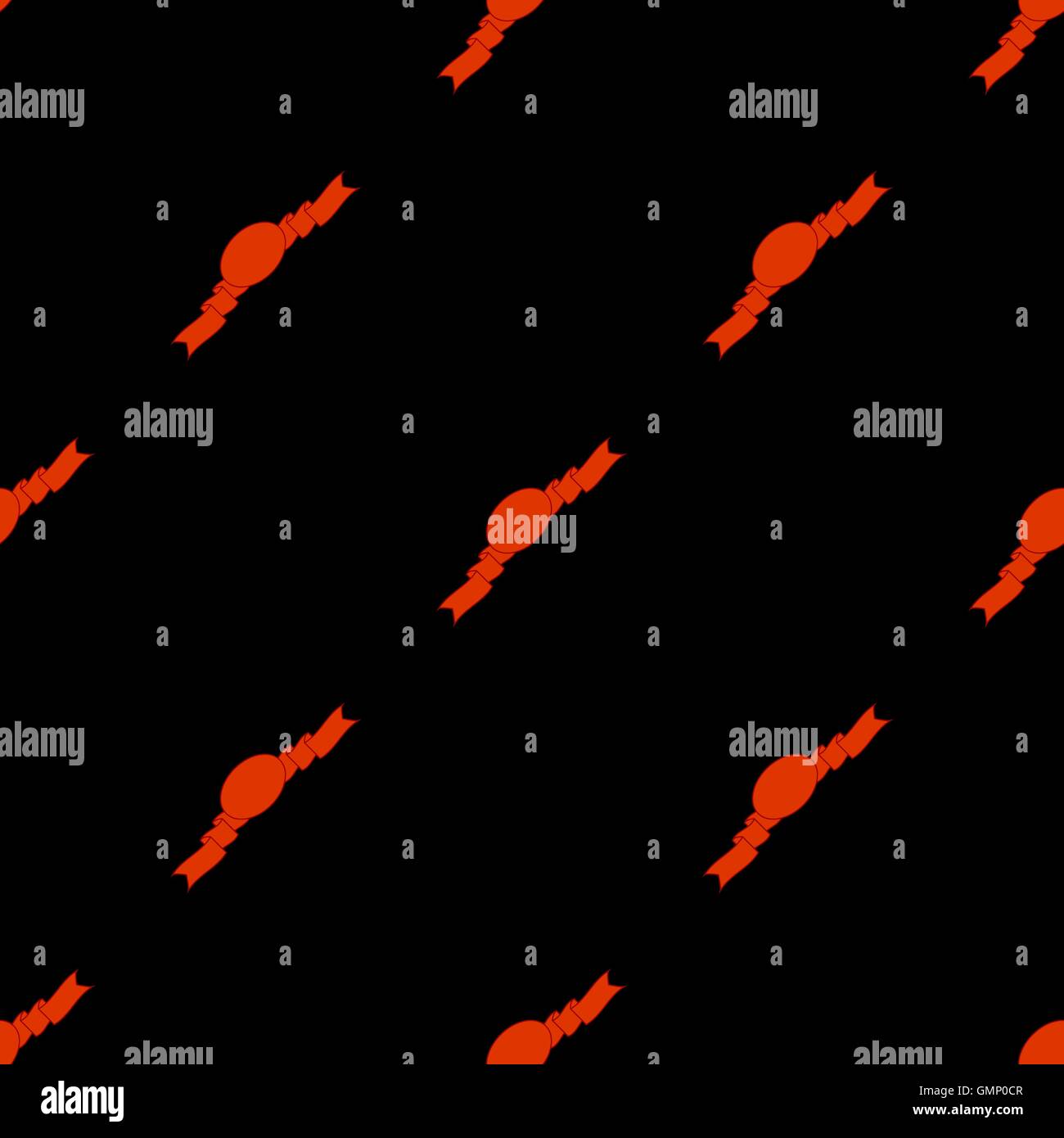 Red Ribbons Seamless Pattern. Banner Background Stock Vector Image ...