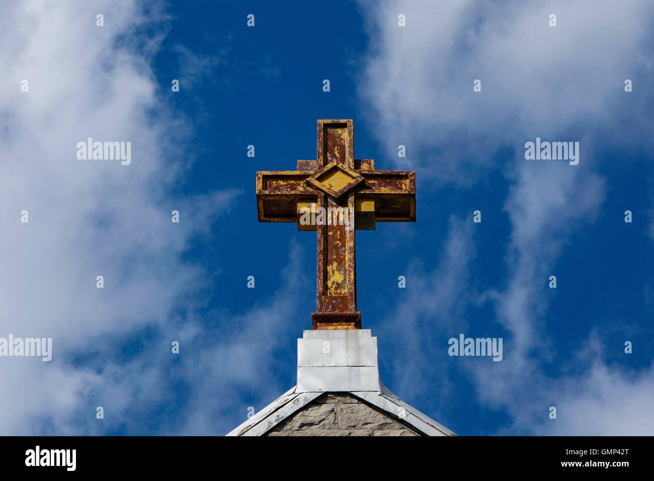A Cross of the Roman Catholic Church Stock Photo - Alamy