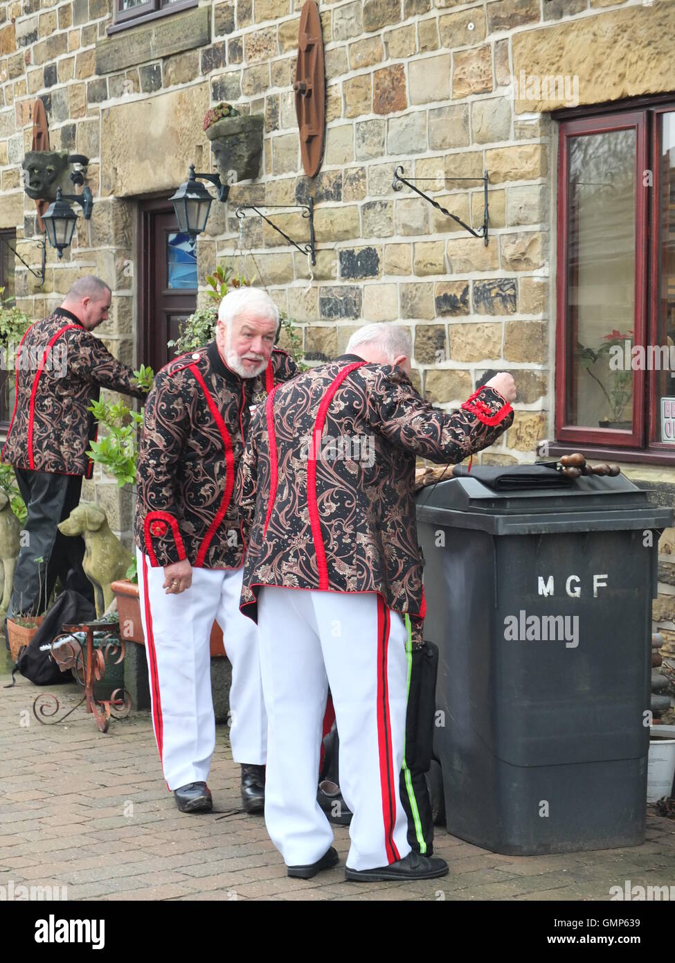 Grenoside Sword Dancers perform their annual 'Traipse' held during ...