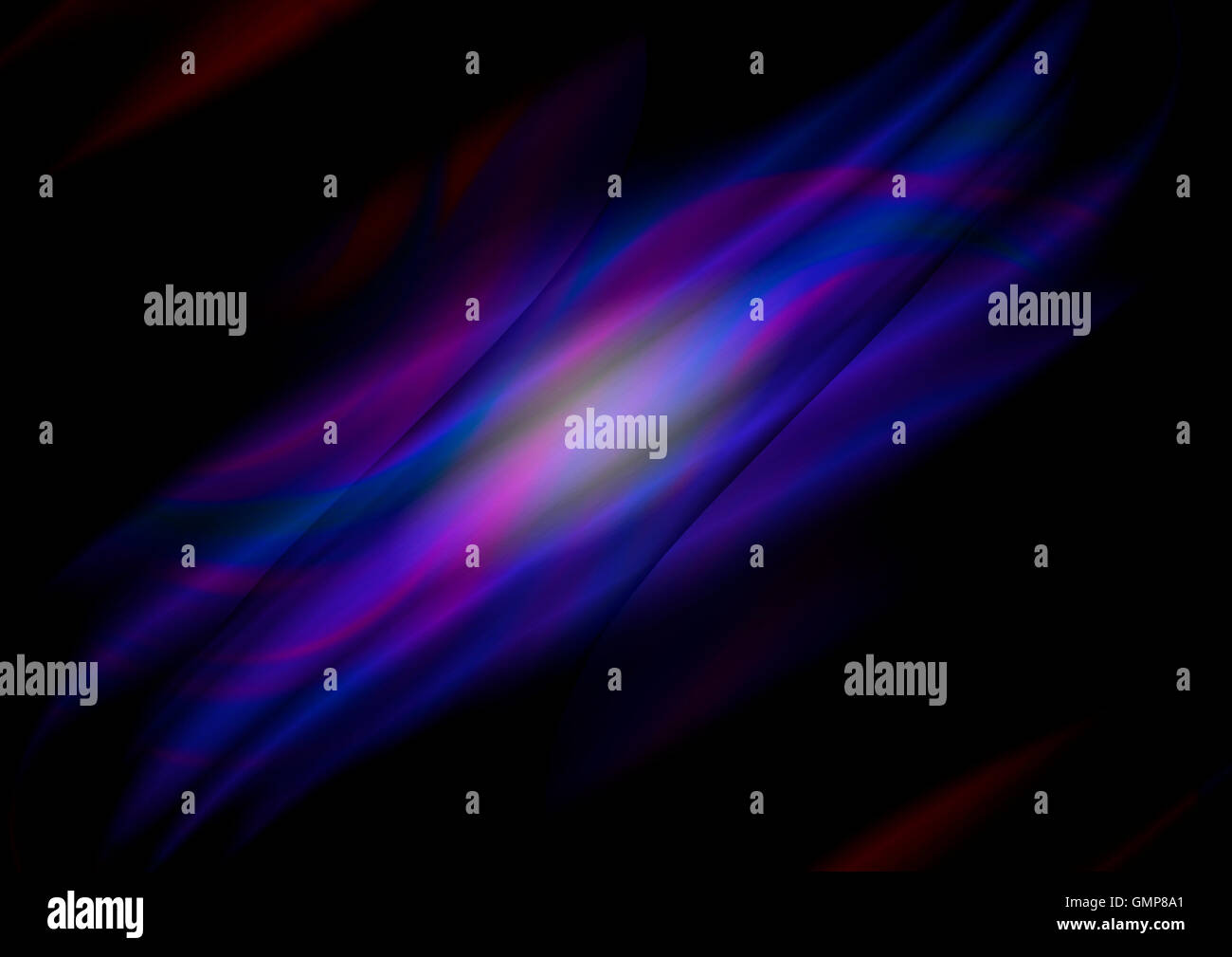 Bright blue rays with glare, covered transparent blue stripe Stock ...