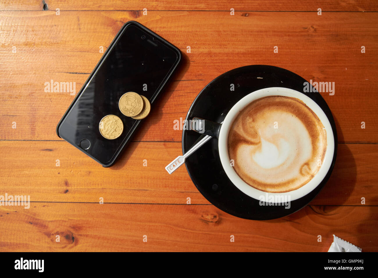 Coffee table phone hi-res stock photography and images - Alamy
