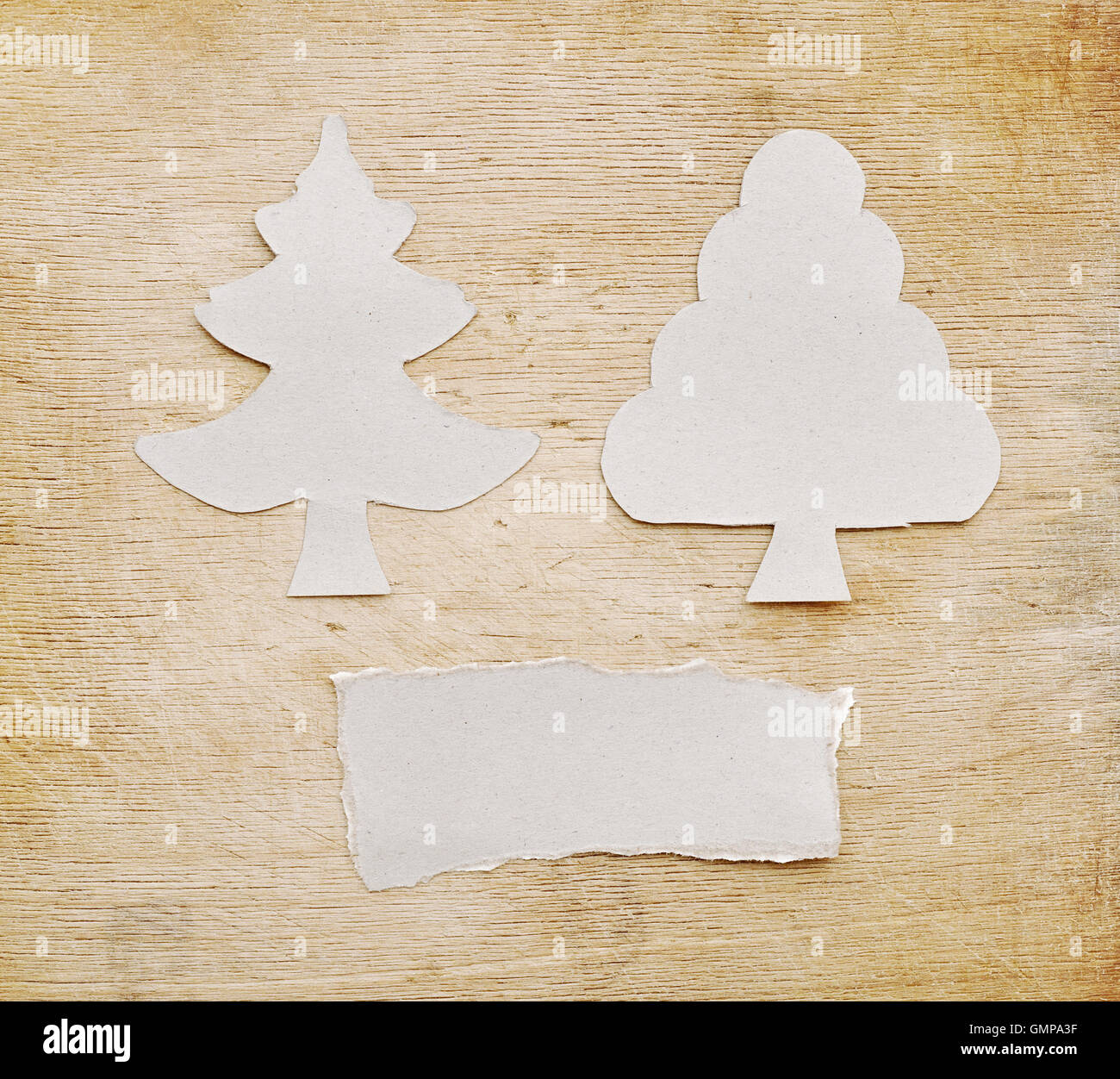Rip paper card christmas tree hi-res stock photography and images - Alamy