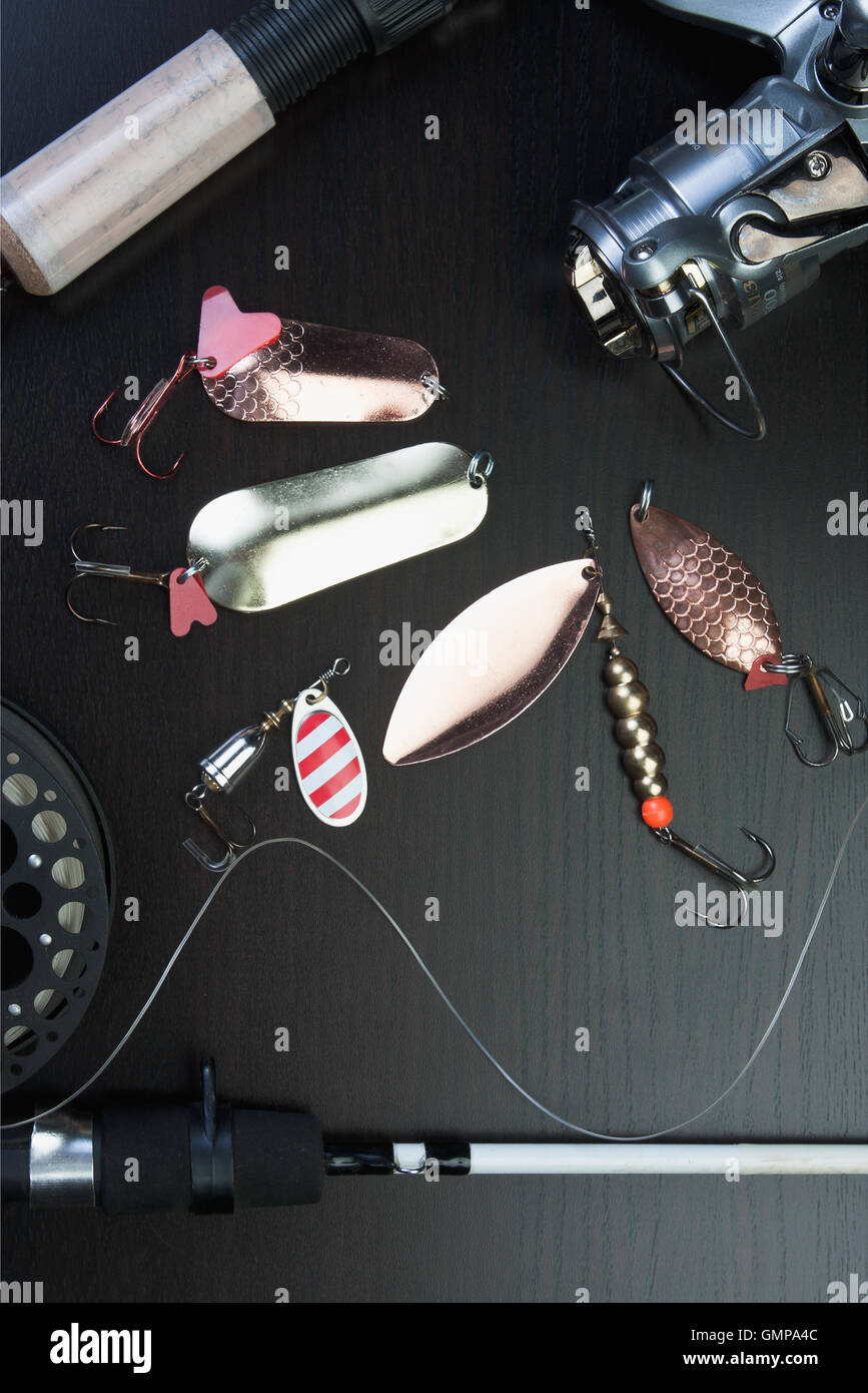 Tackle design hi-res stock photography and images - Alamy