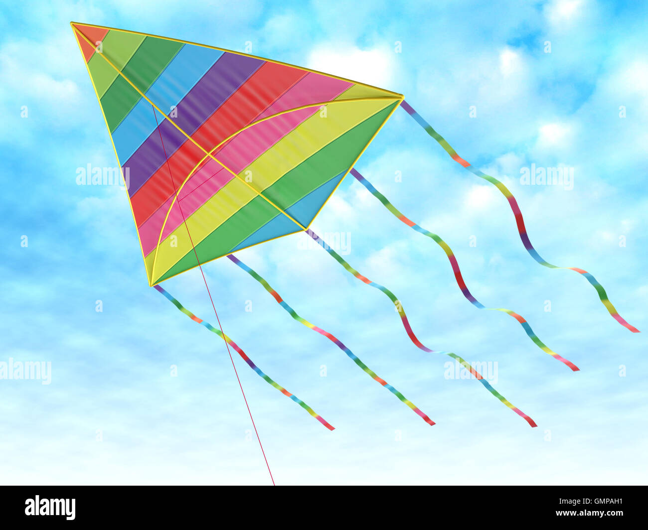 Children's toy - a kite Stock Photo - Alamy