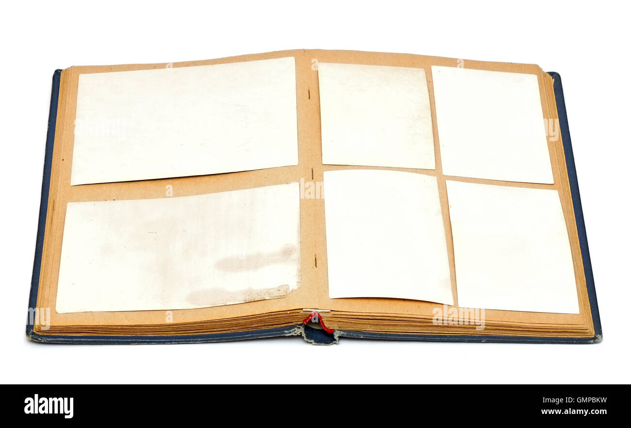 old vintage photo album Stock Photo - Alamy