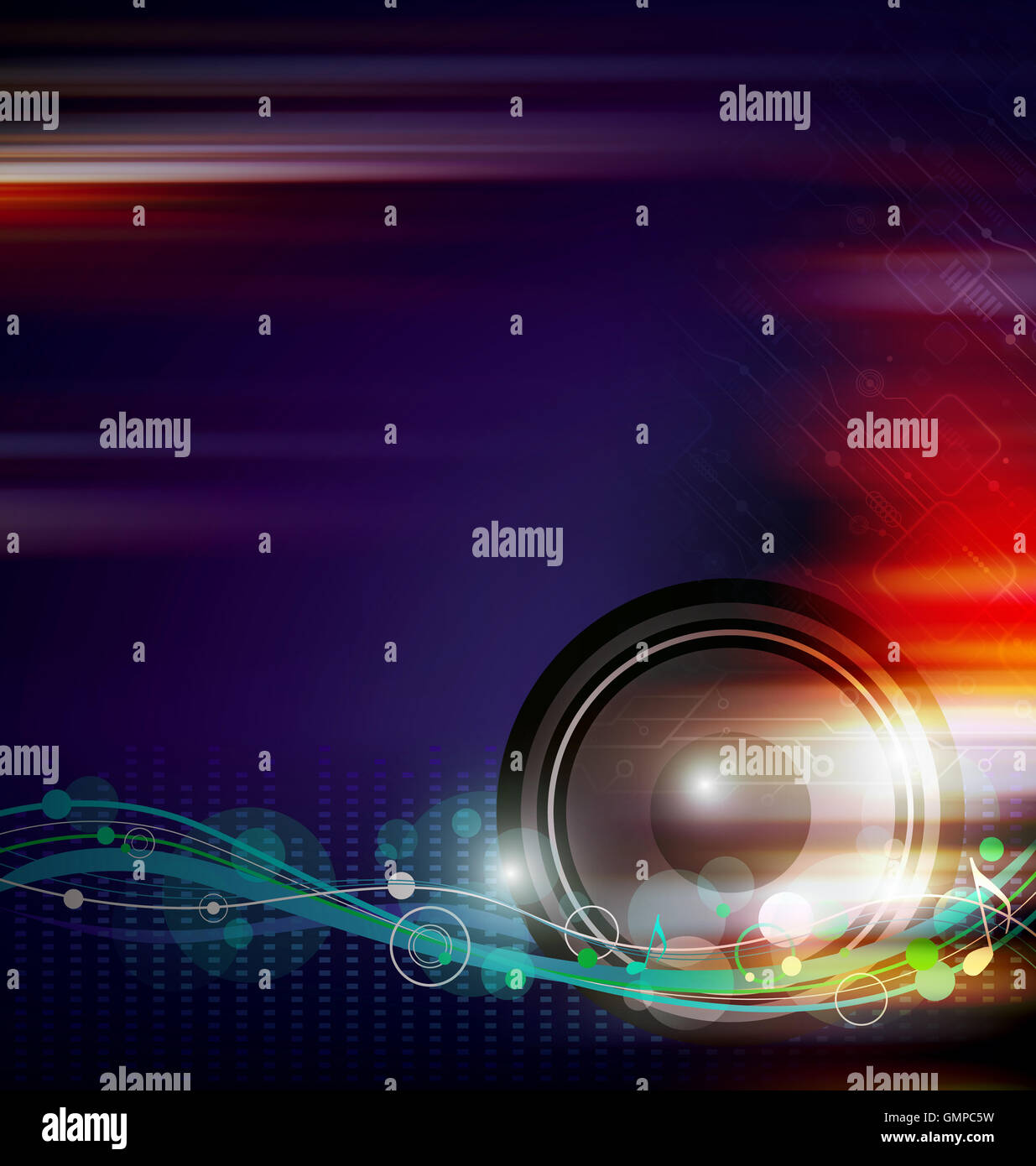 Music background design Stock Photo - Alamy