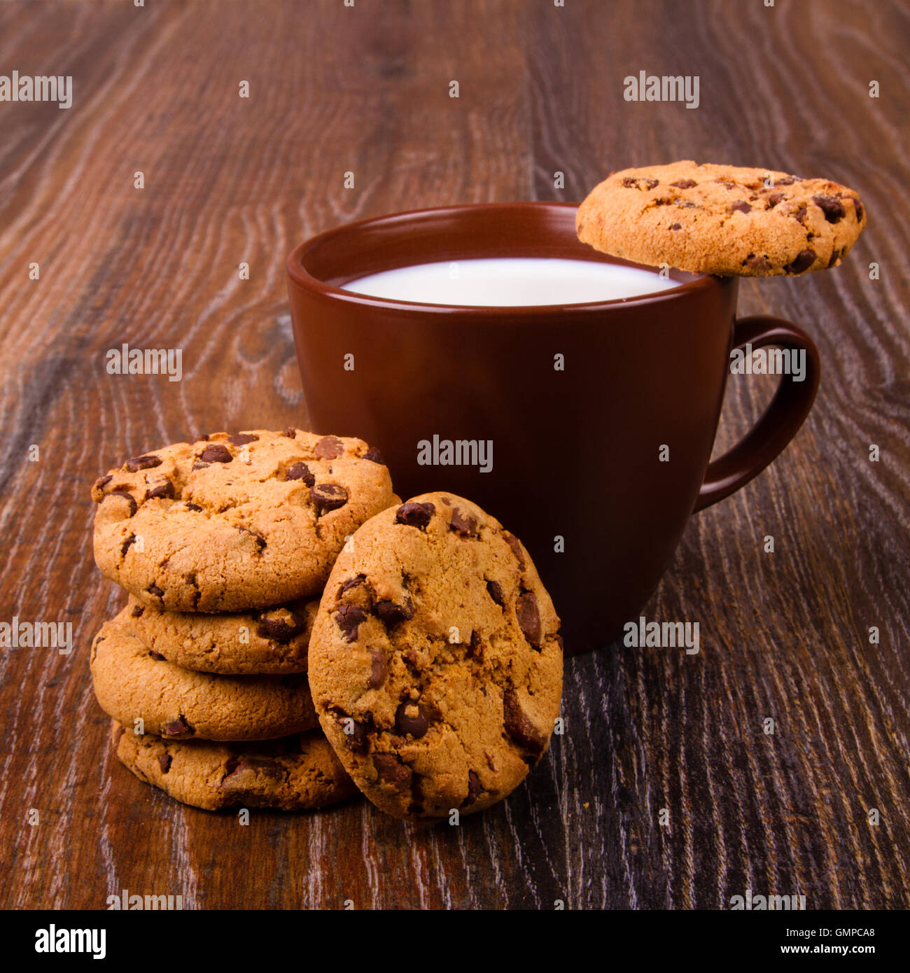 Cookies and milk Stock Photo - Alamy
