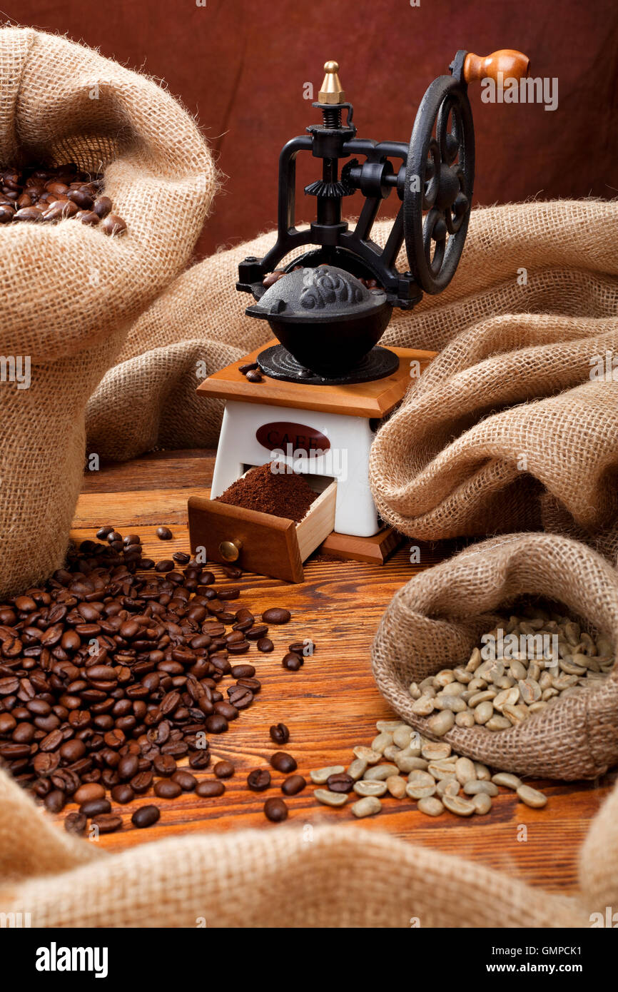 Coffee still life Stock Photo - Alamy