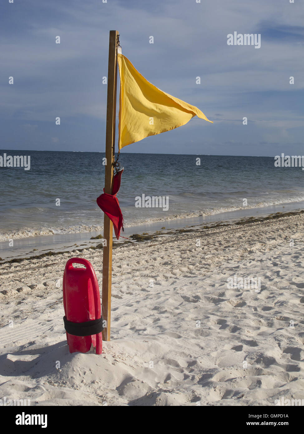 Lifesaver flag hi-res stock photography and images - Alamy