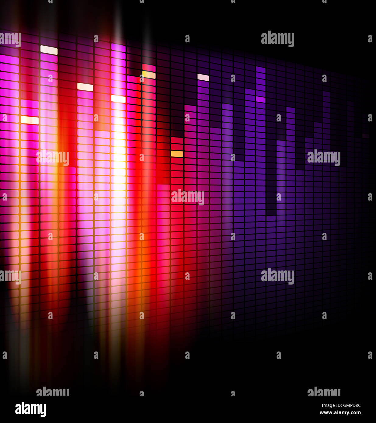 Equalizer background design Stock Photo - Alamy