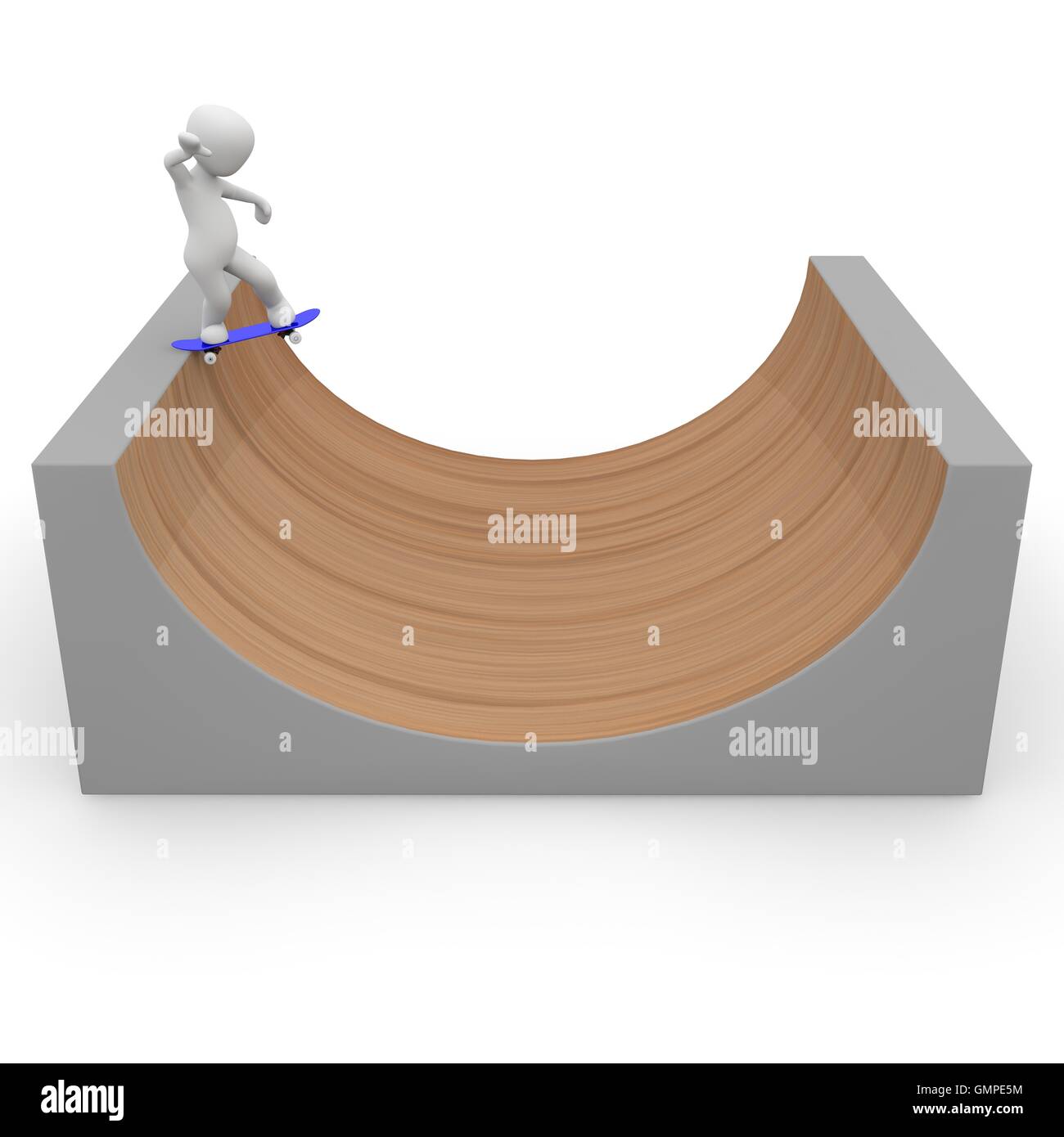 Halfpipe skate Cut Out Stock Images & Pictures - Alamy