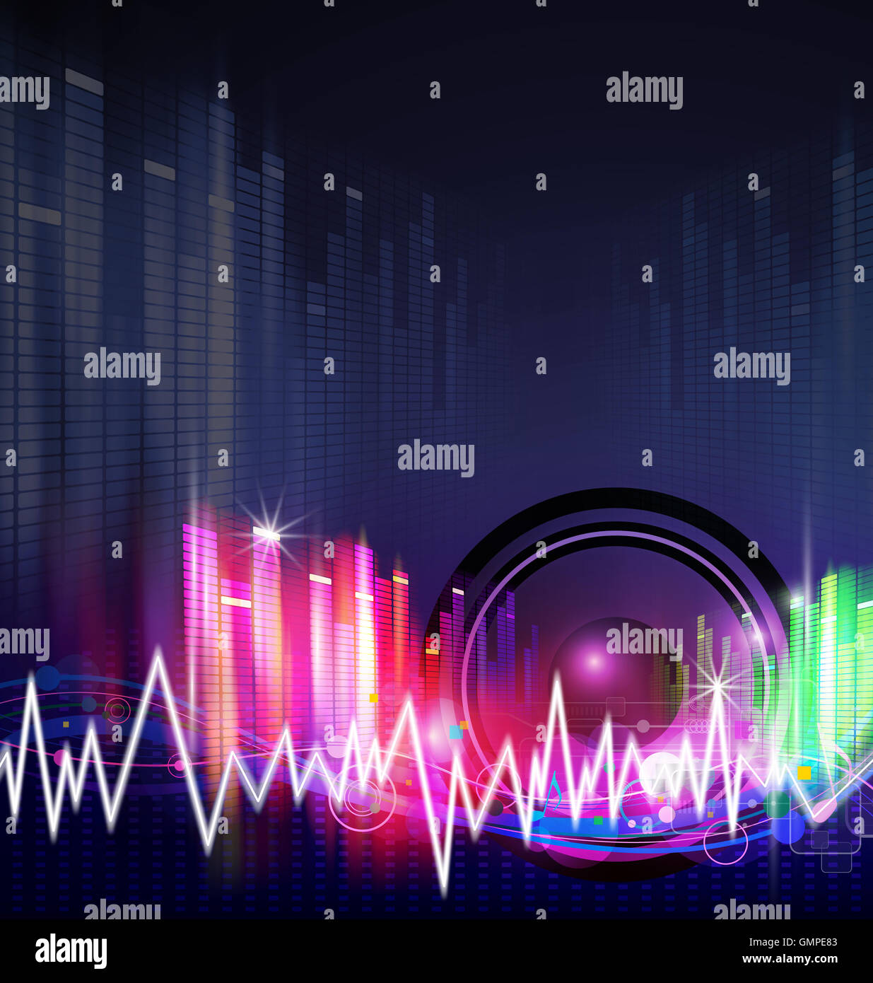 Music background design Stock Photo - Alamy