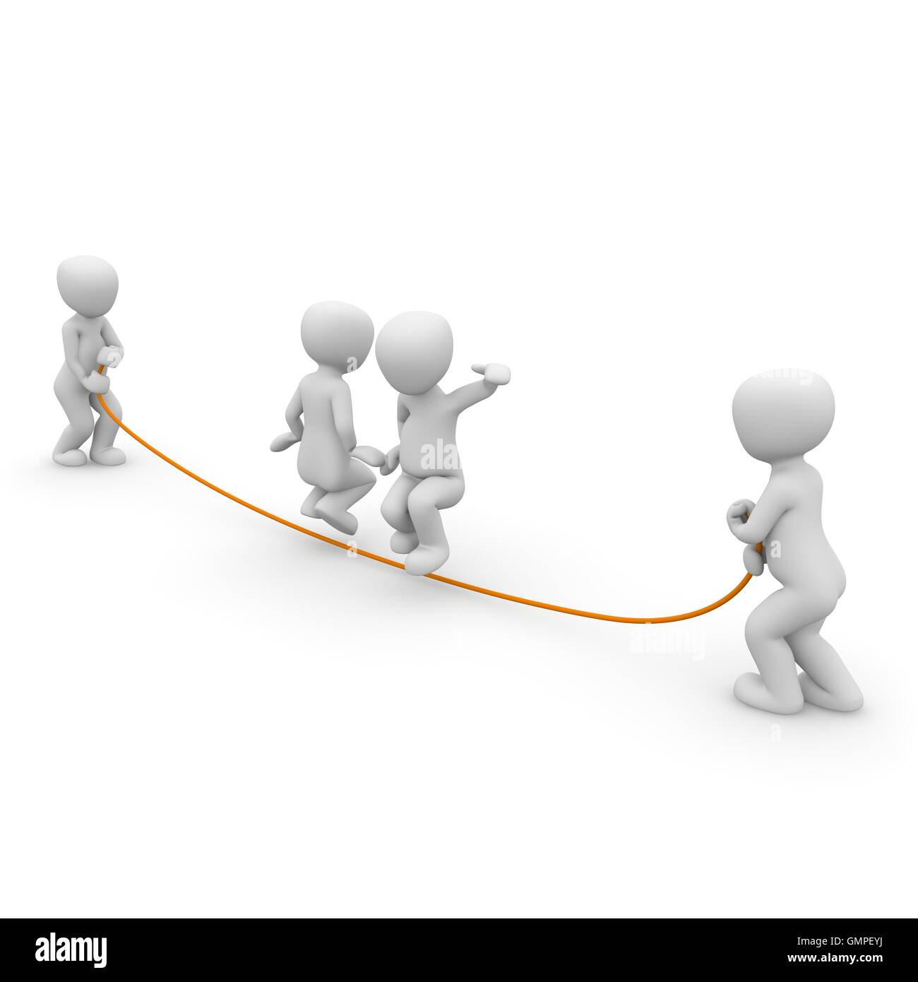 Barefoot jump rope hi-res stock photography and images - Alamy