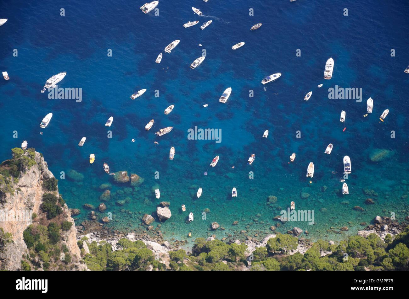 Sea of Capri in Italy Stock Photo - Alamy