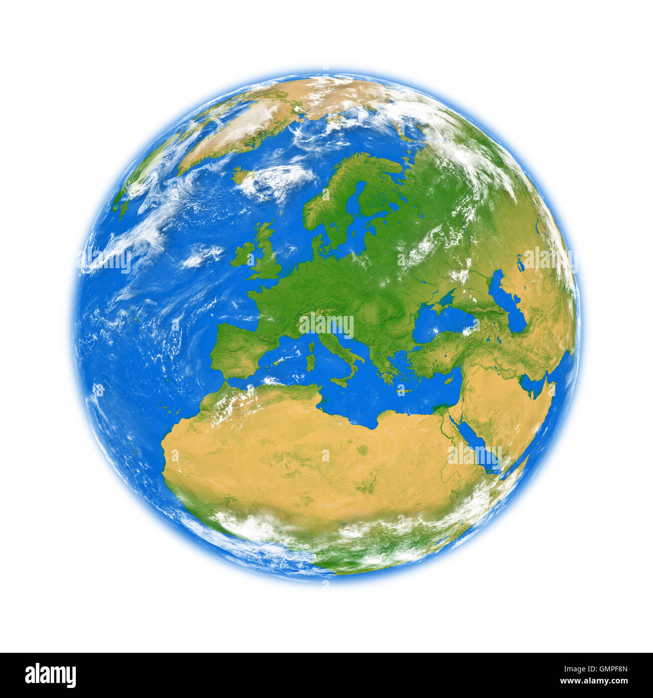 Europe on Earth Stock Photo - Alamy