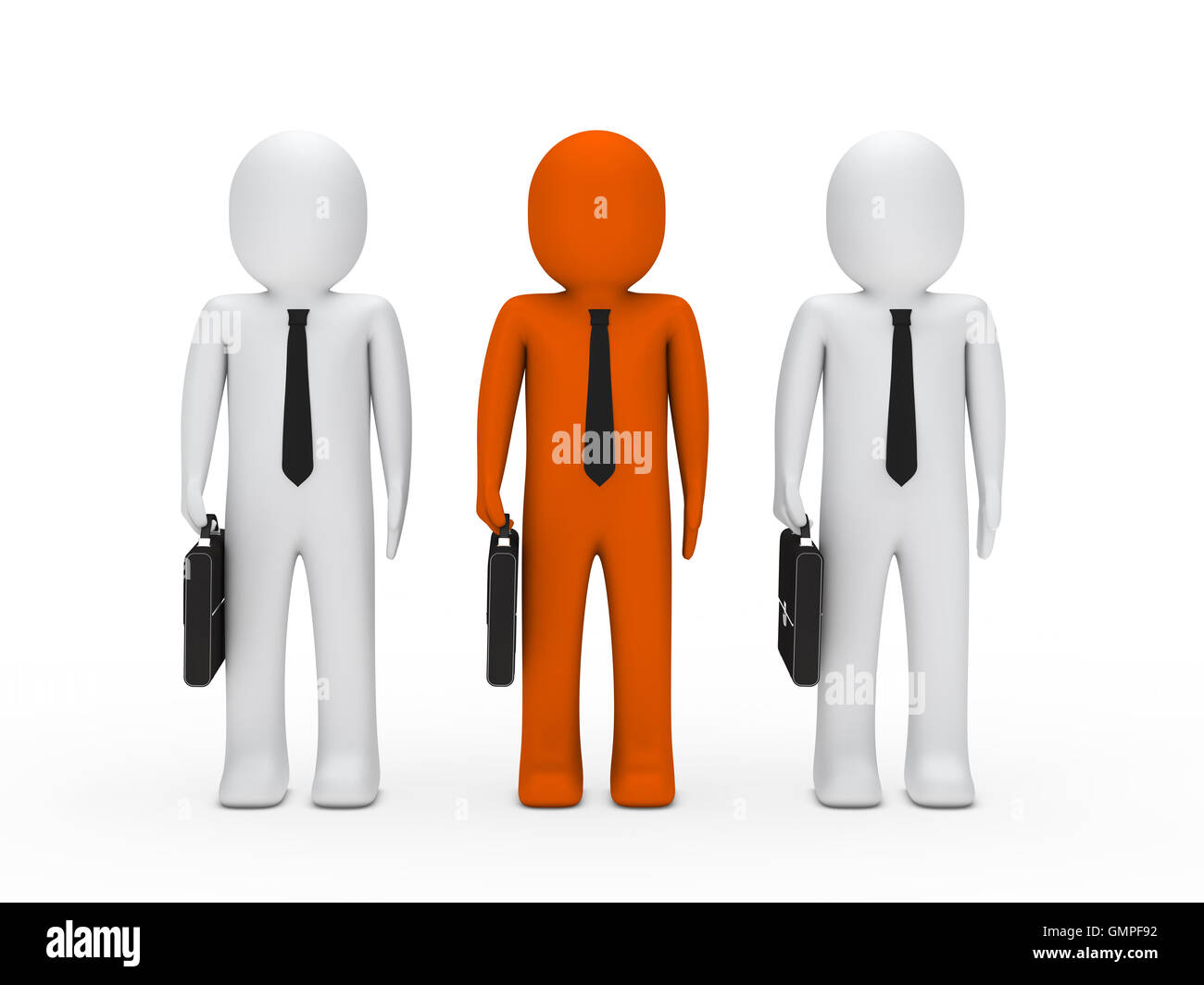 Boss team 3d man clipart hi-res stock photography and images - Alamy