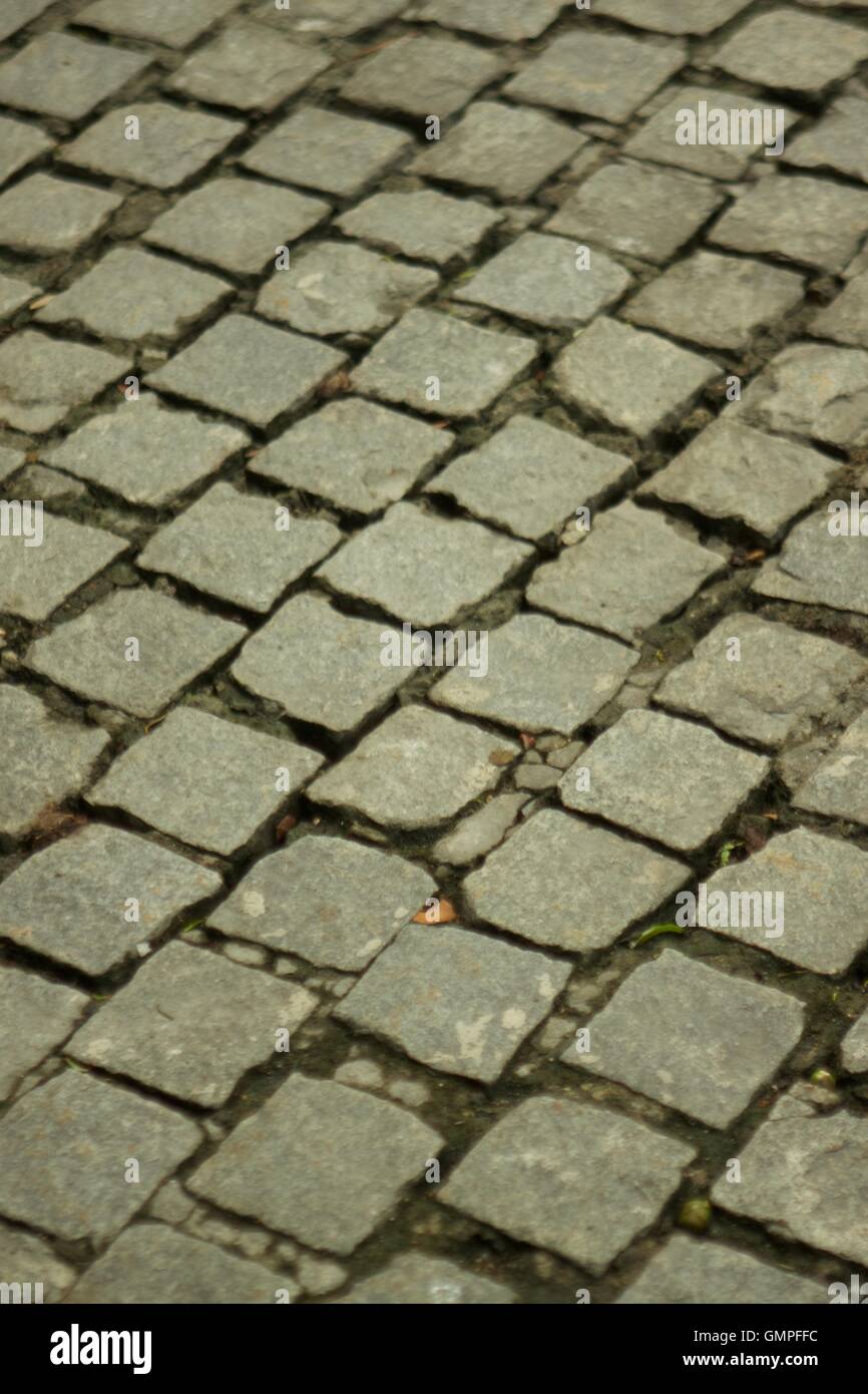 Row of cobble stones hi-res stock photography and images - Alamy