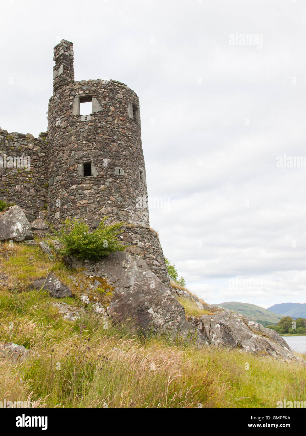 Ruins of an old castle Stock Photo - Alamy