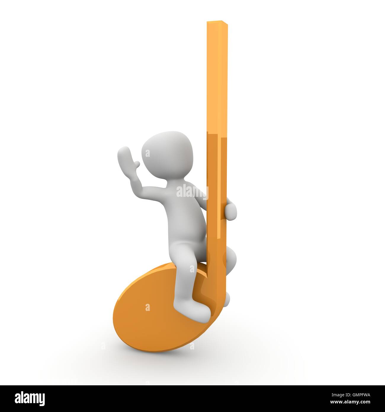 3d small people singer hi-res stock photography and images - Alamy