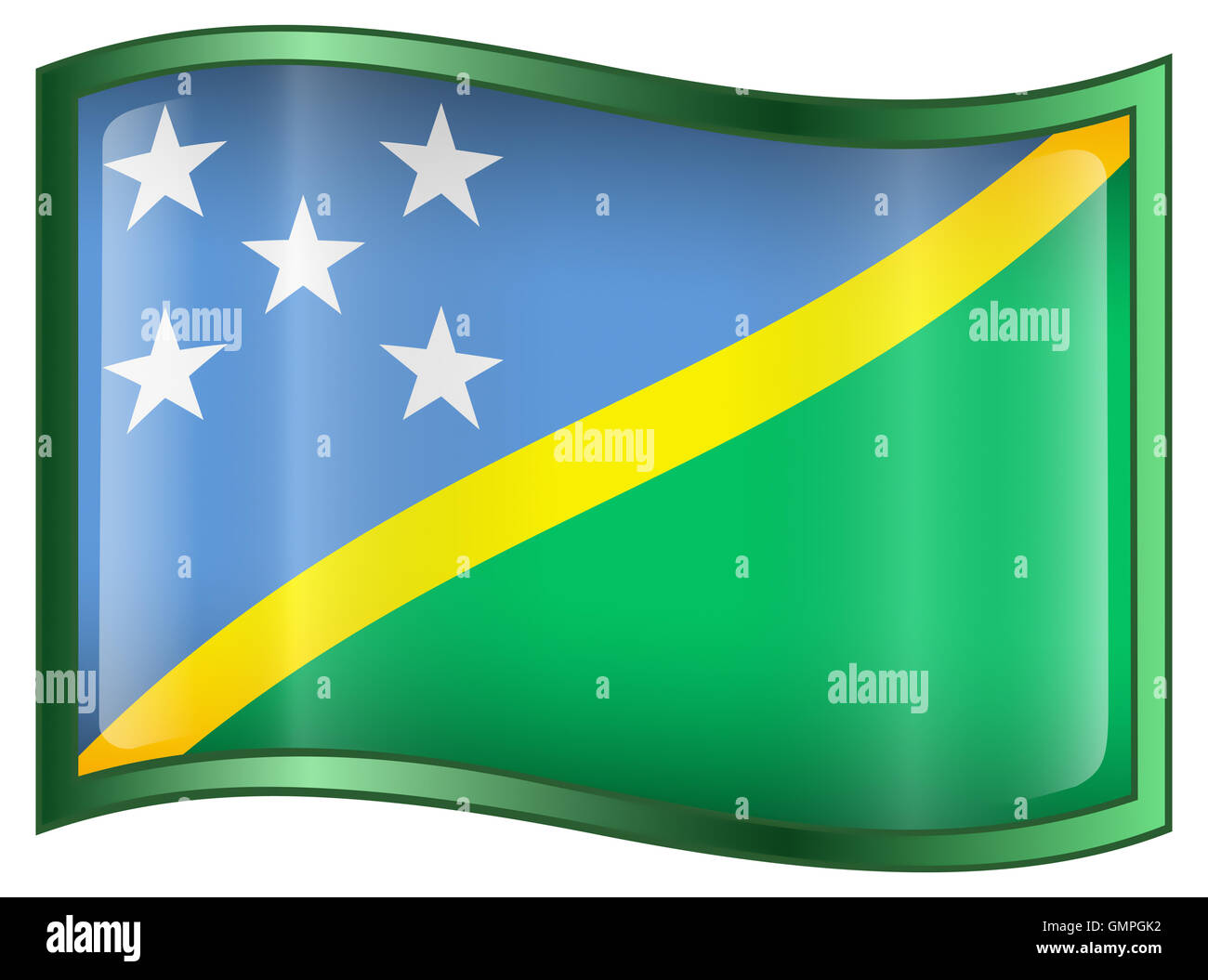 Honiara flag vector background hi-res stock photography and images - Alamy