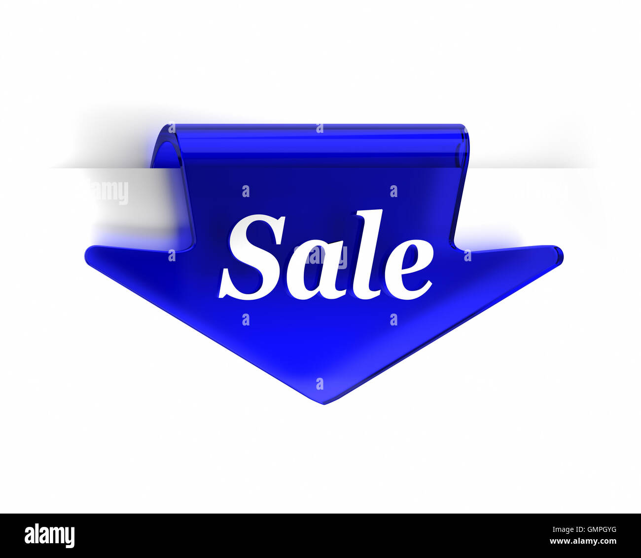 Blue arrow symbol Cut Out Stock Images & Pictures - Alamy