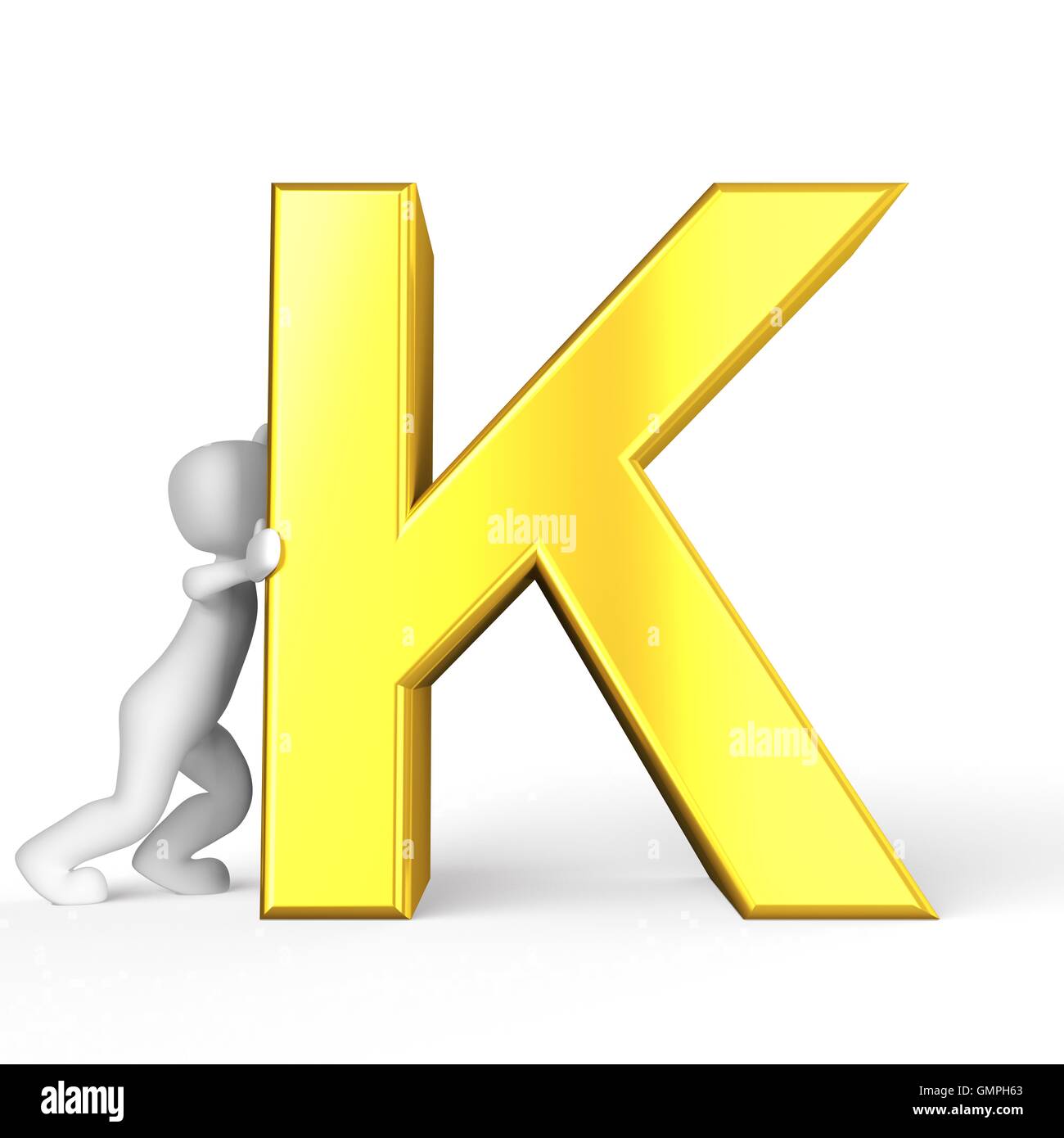 Golden letter k alphabet hi-res stock photography and images - Alamy