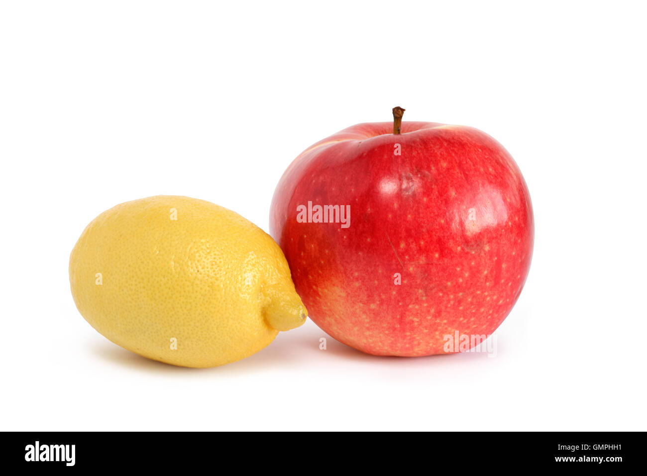Apple And Lemon Stock Photo - Alamy