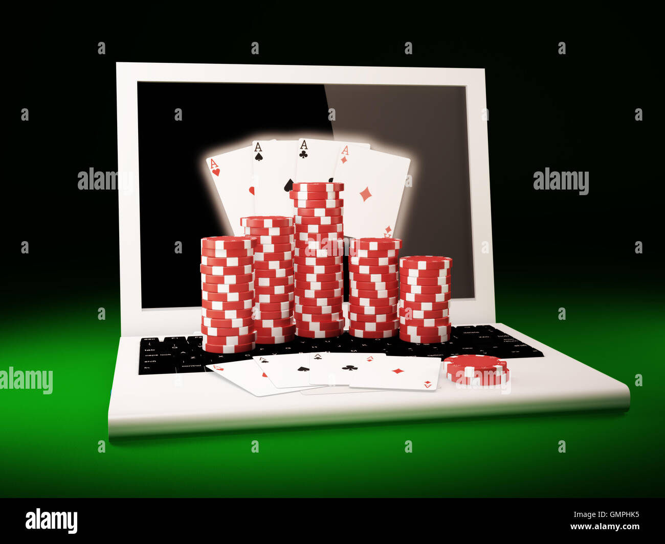 Computer play poker hi-res stock photography and images - Alamy