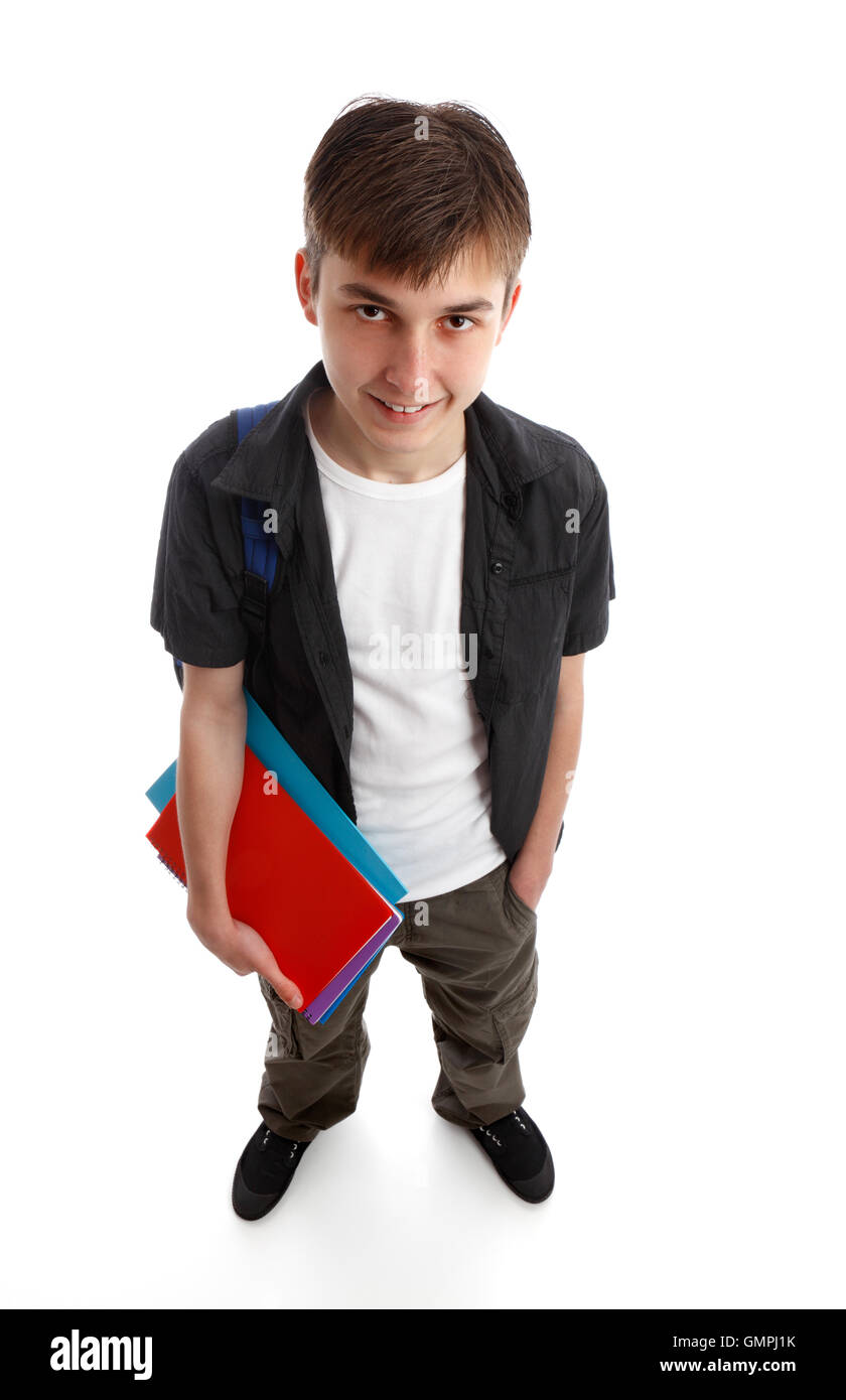 Student holding books Stock Photo - Alamy