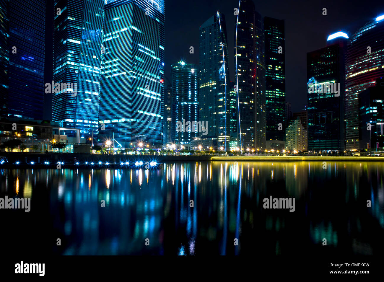 City night view Stock Photo - Alamy