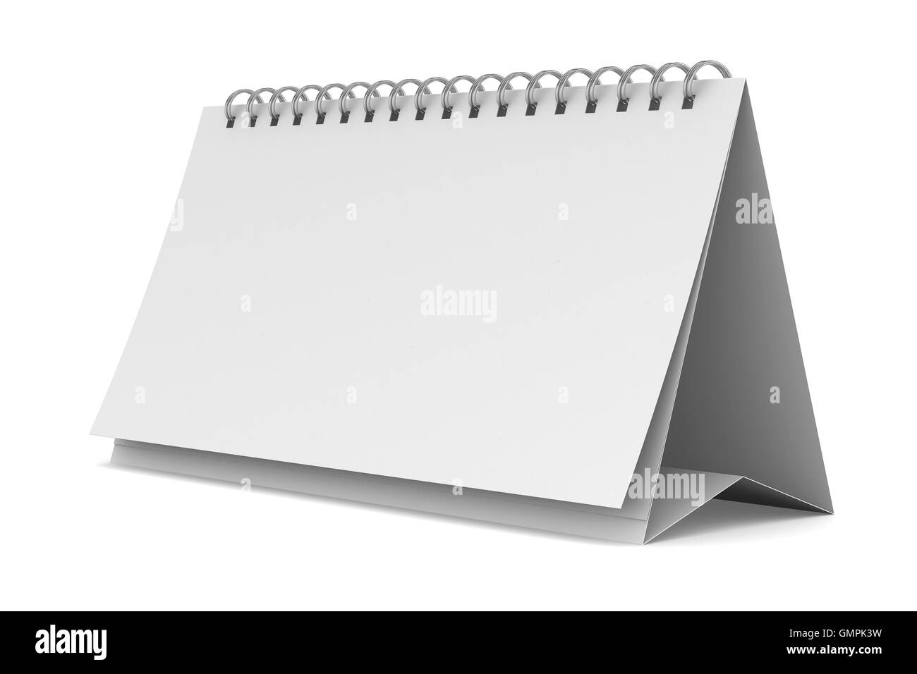 Notebook on white background. Isolated 3D image Stock Photo - Alamy