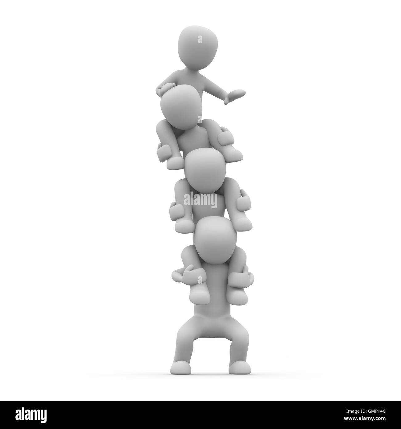 Family tower Cut Out Stock Images & Pictures - Alamy