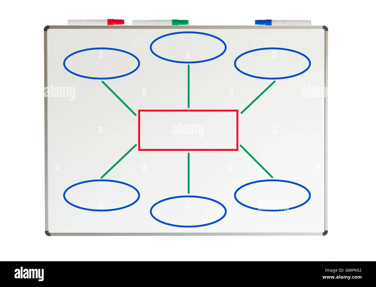 Simple flow chart drawing Stock Photo - Alamy