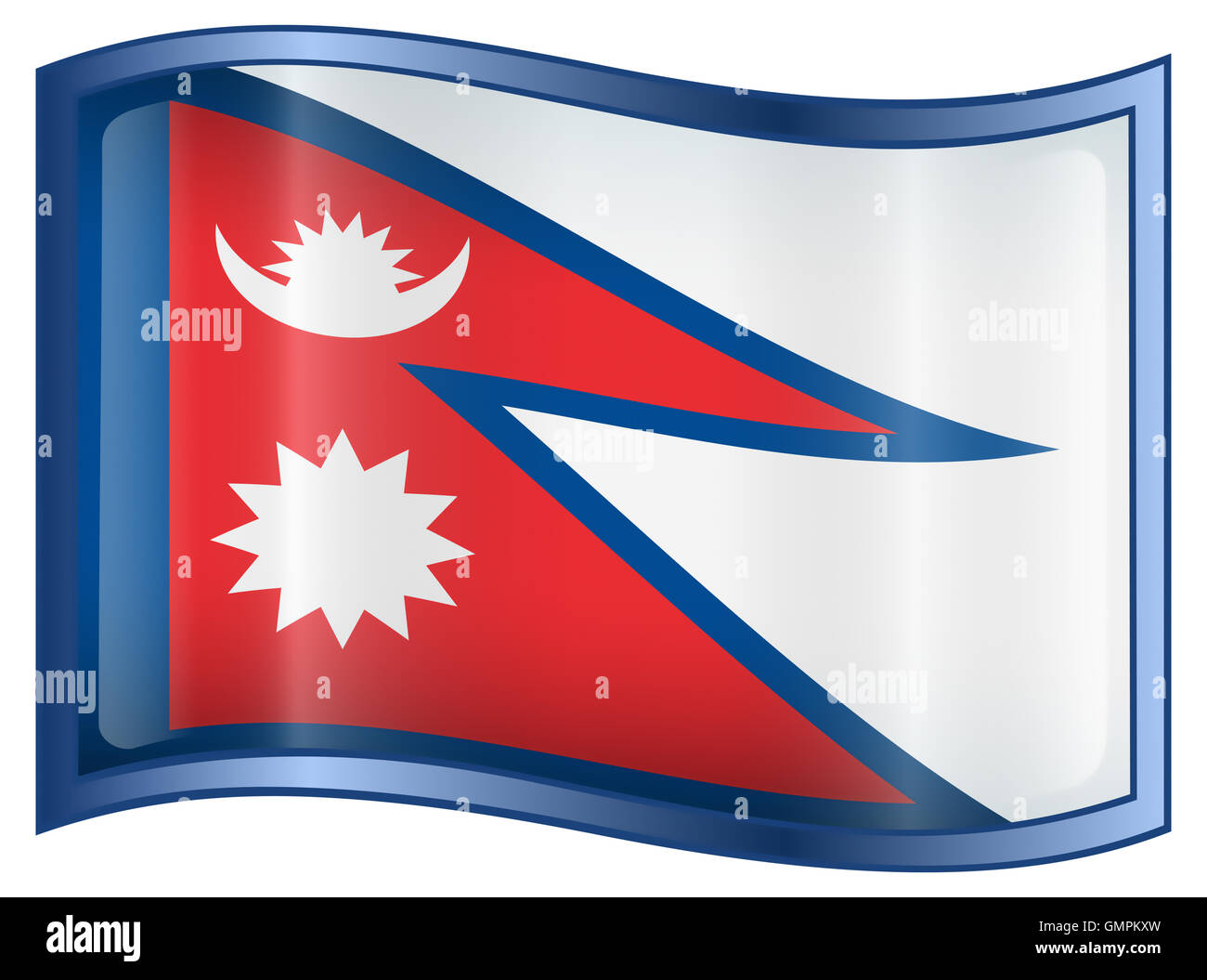 Nepali flag hi-res stock photography and images - Alamy