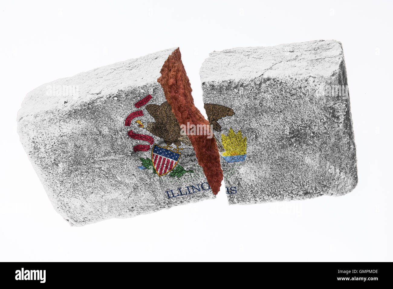 Rough broken brick Stock Photo - Alamy