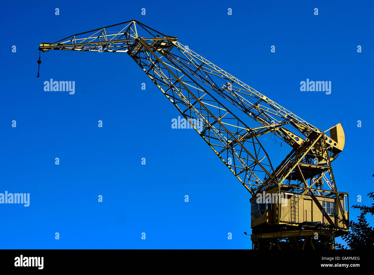 plant sky and crane Stock Photo - Alamy