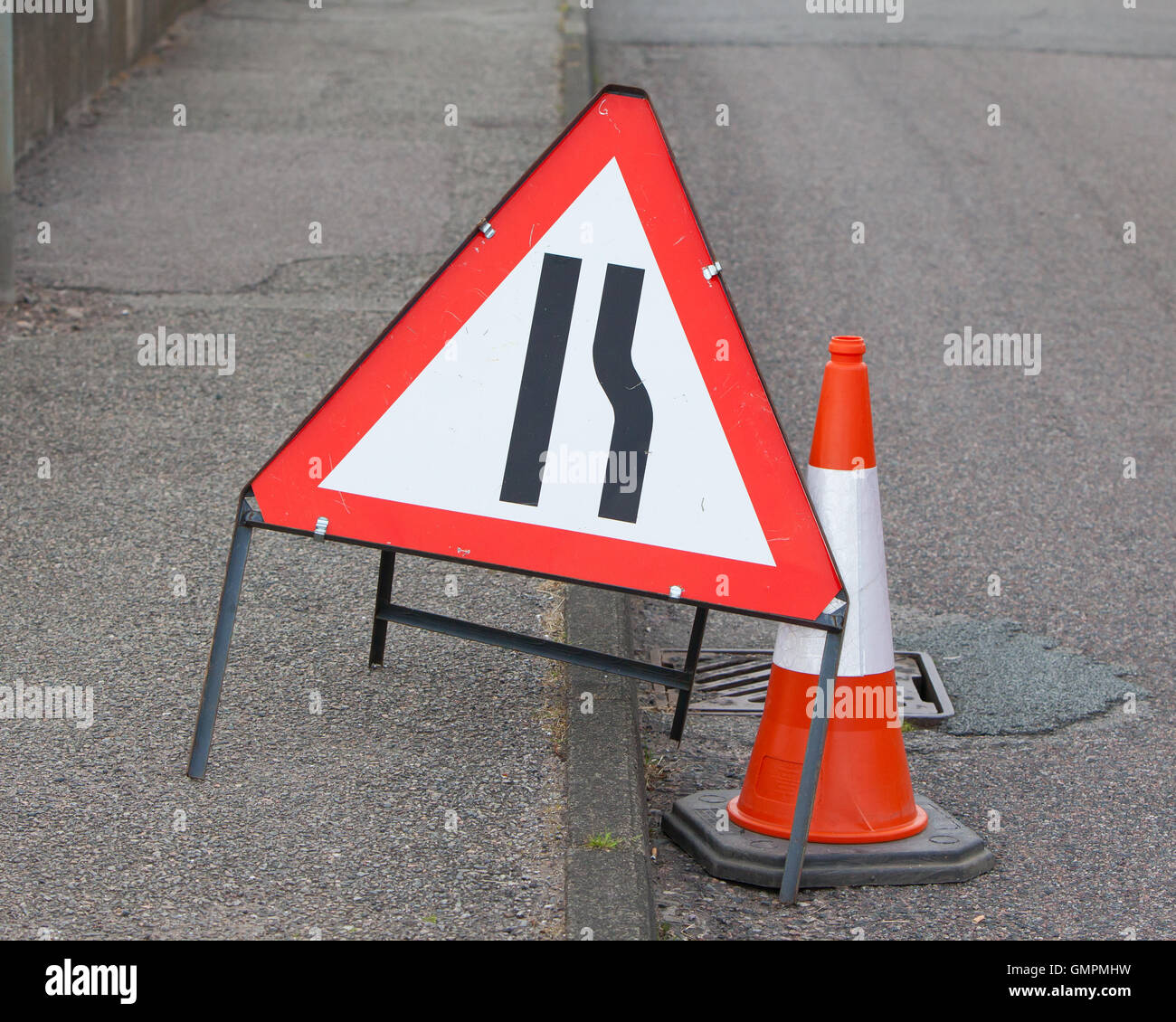 Roadwork Sign High Resolution Stock Photography and Images - Alamy