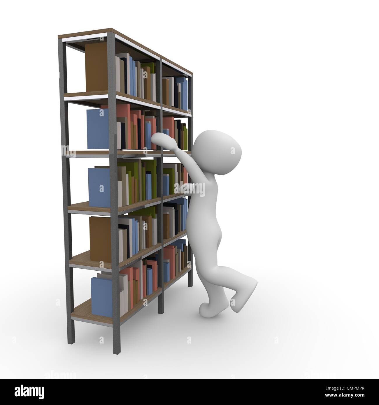 Bookshelf with one row have books hi-res stock photography and images ...