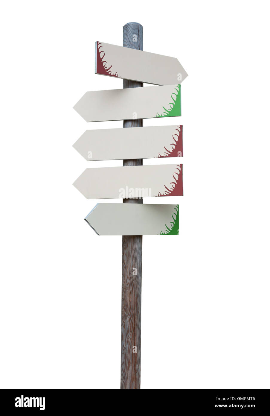 Arrow signs isolated on white background Stock Photo - Alamy