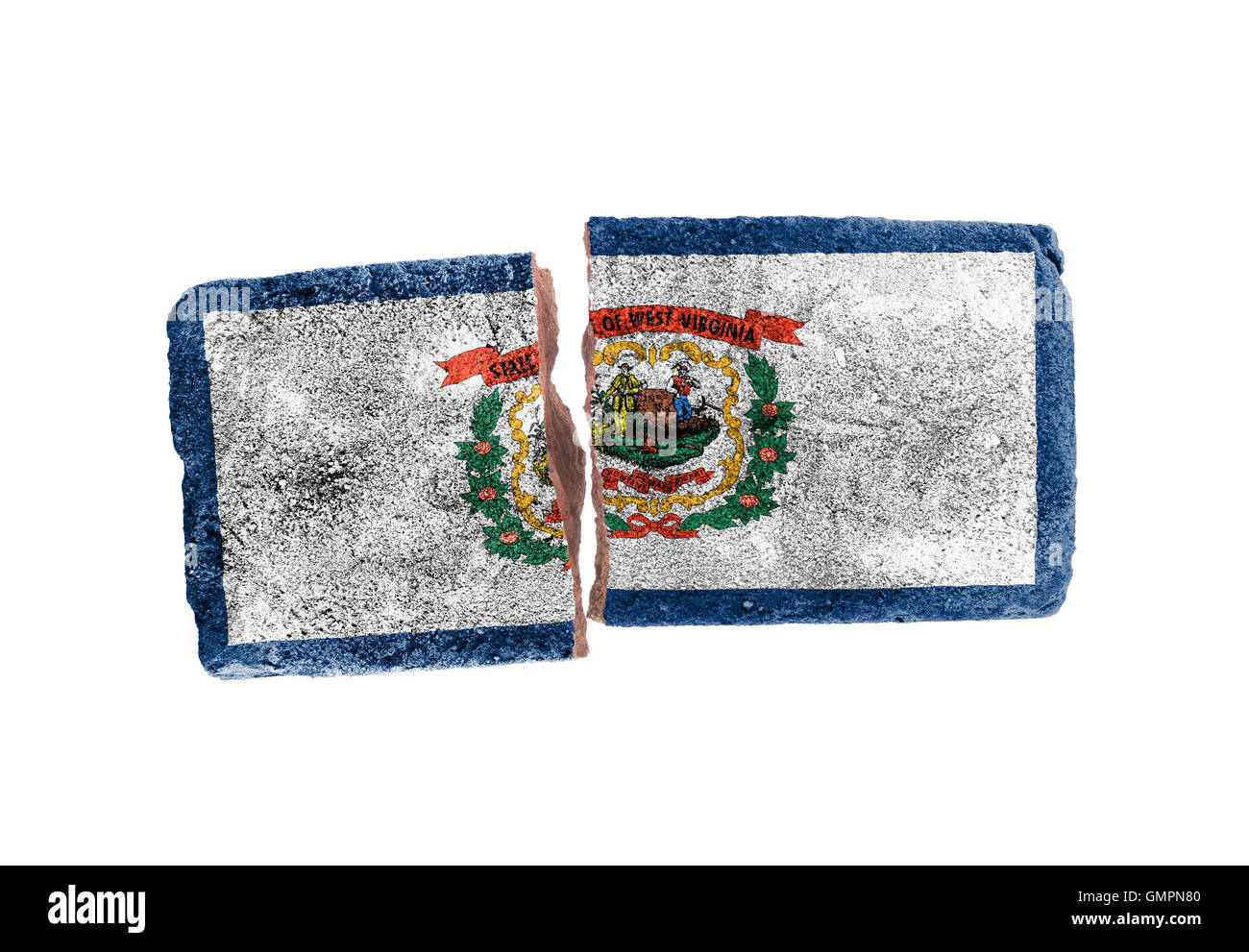 Virginia state flag dirty hi-res stock photography and images - Alamy