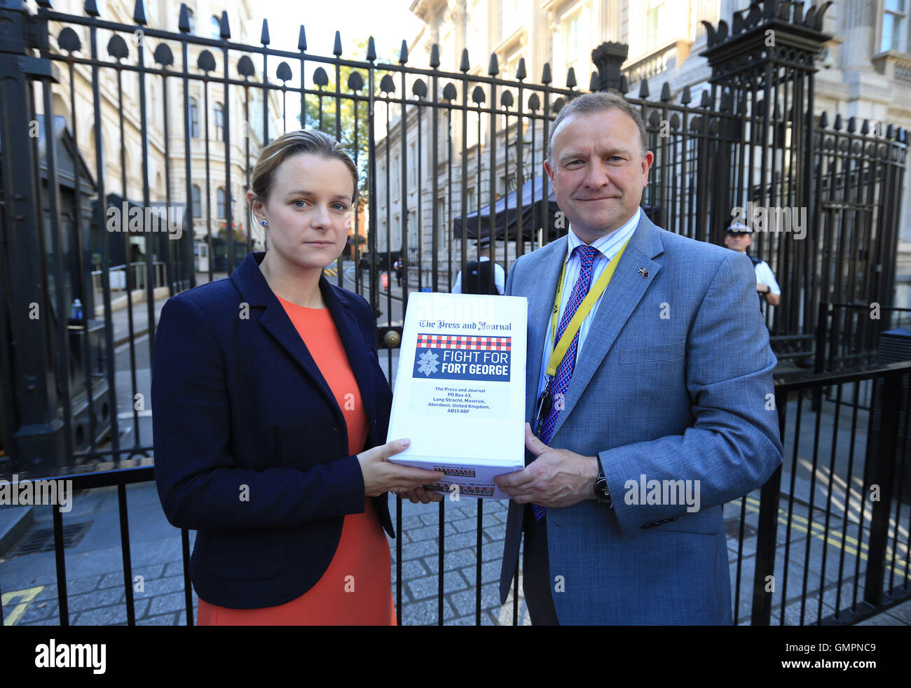 Press & Journal reporter Lindsay Razaq (left) and Drew Hendry, MP for ...